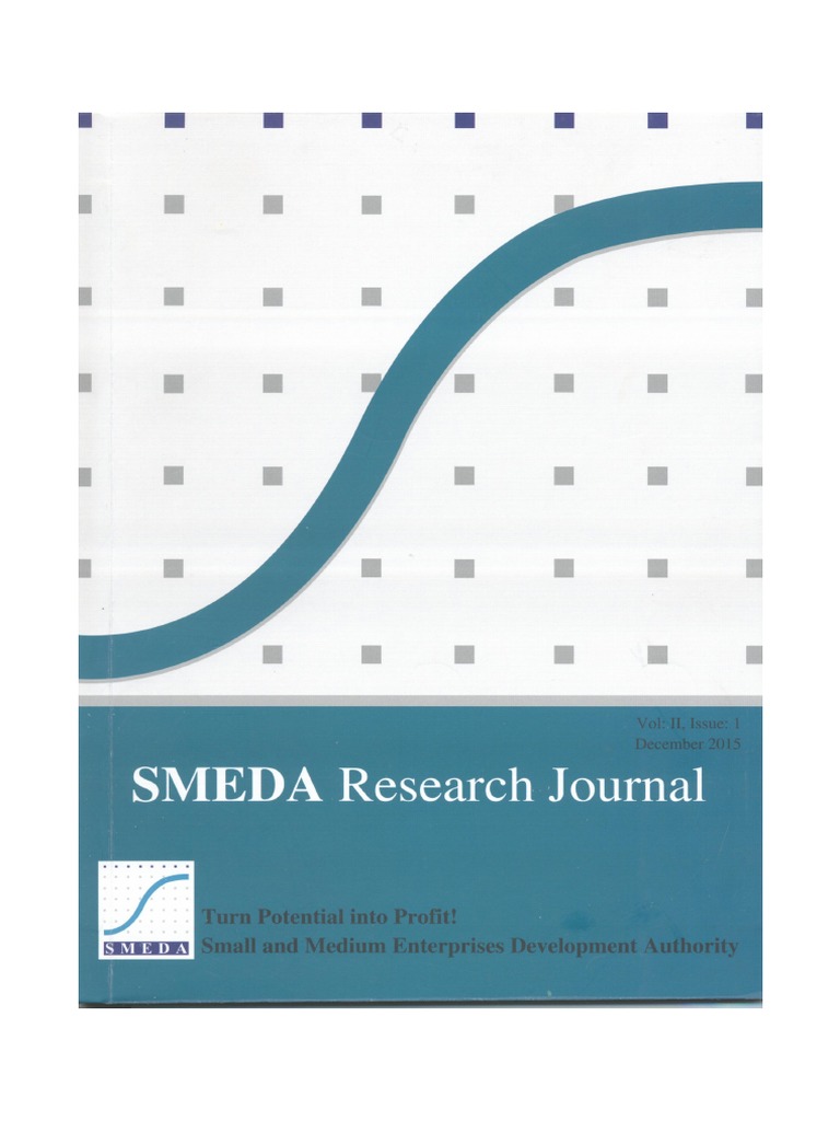 SMEDA Research Journal 2015 | PDF | Small And Medium Sized Enterprises ...