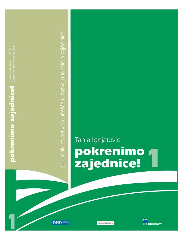 Pokrenimo Zajednice 1 PDF | PDF