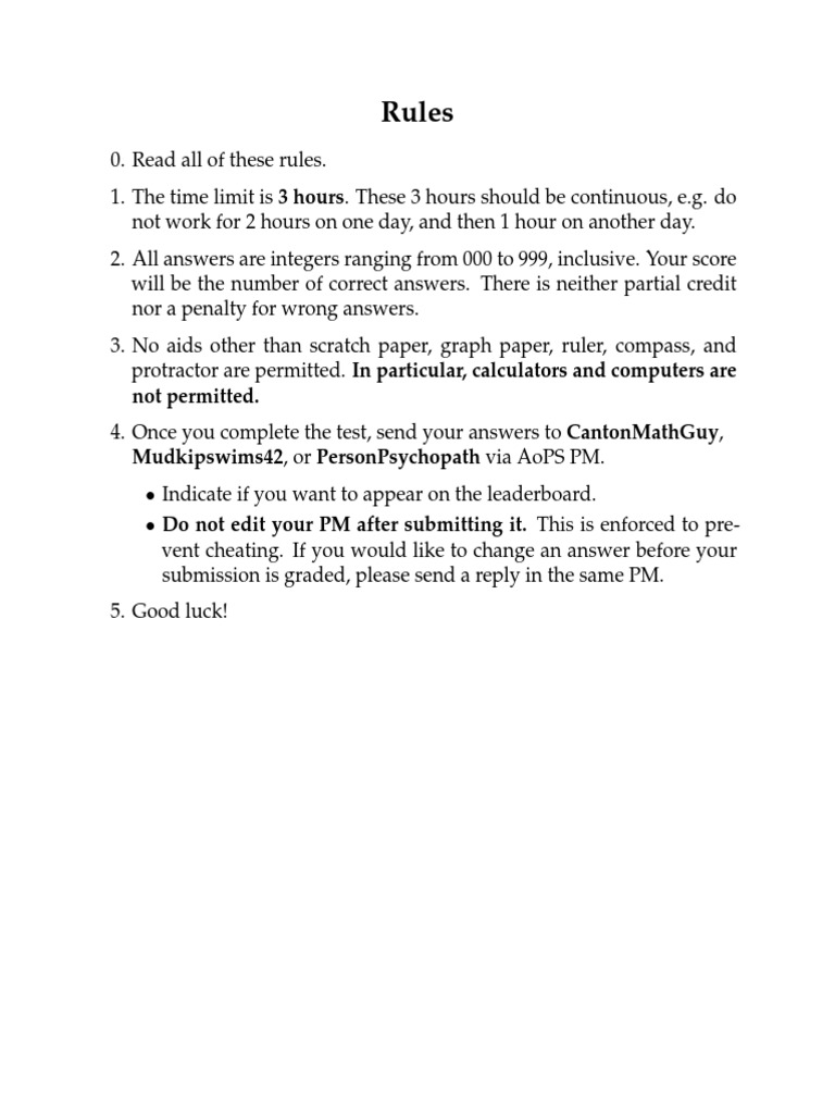 Rules: Not Permitted | PDF | Prime Number | Triangle