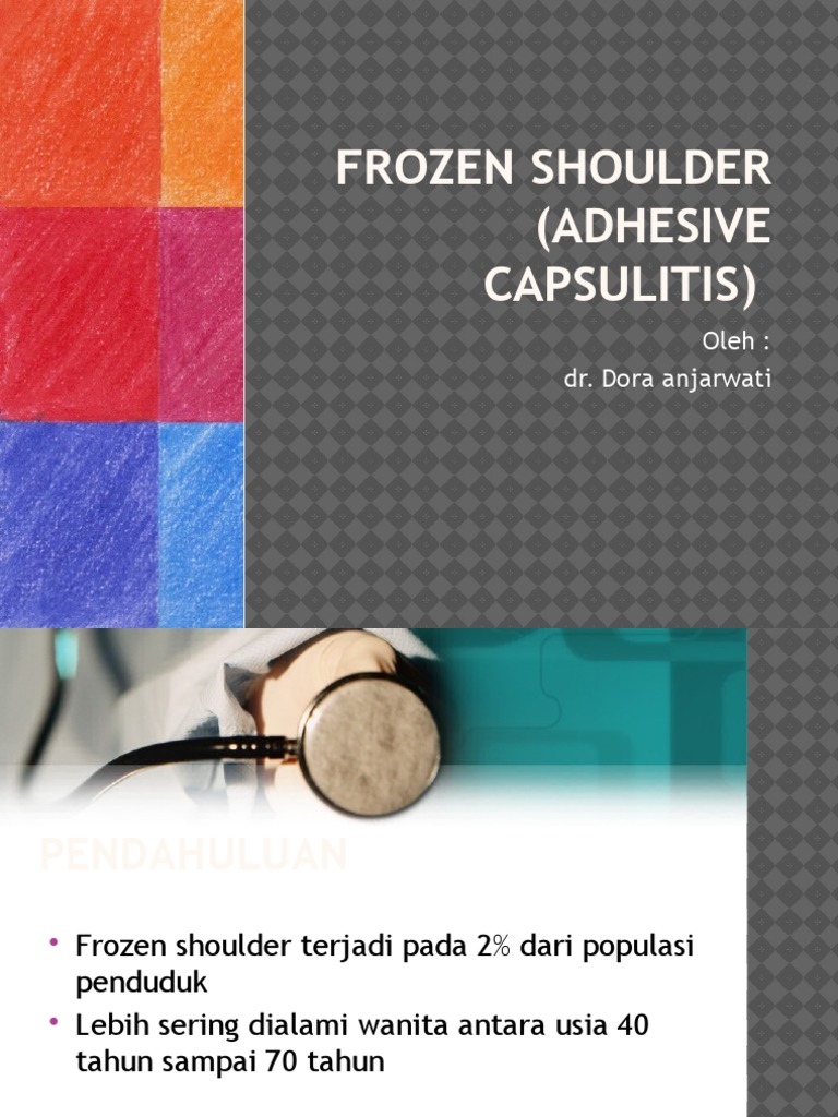 Frozen Shoulder (Adhesive Capsulitis) | PDF | Pengembangan Diri
