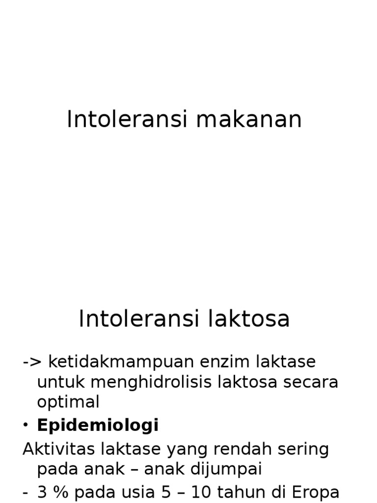 Intoleransi Makanan (Nisa) | PDF | Kesehatan Holistik
