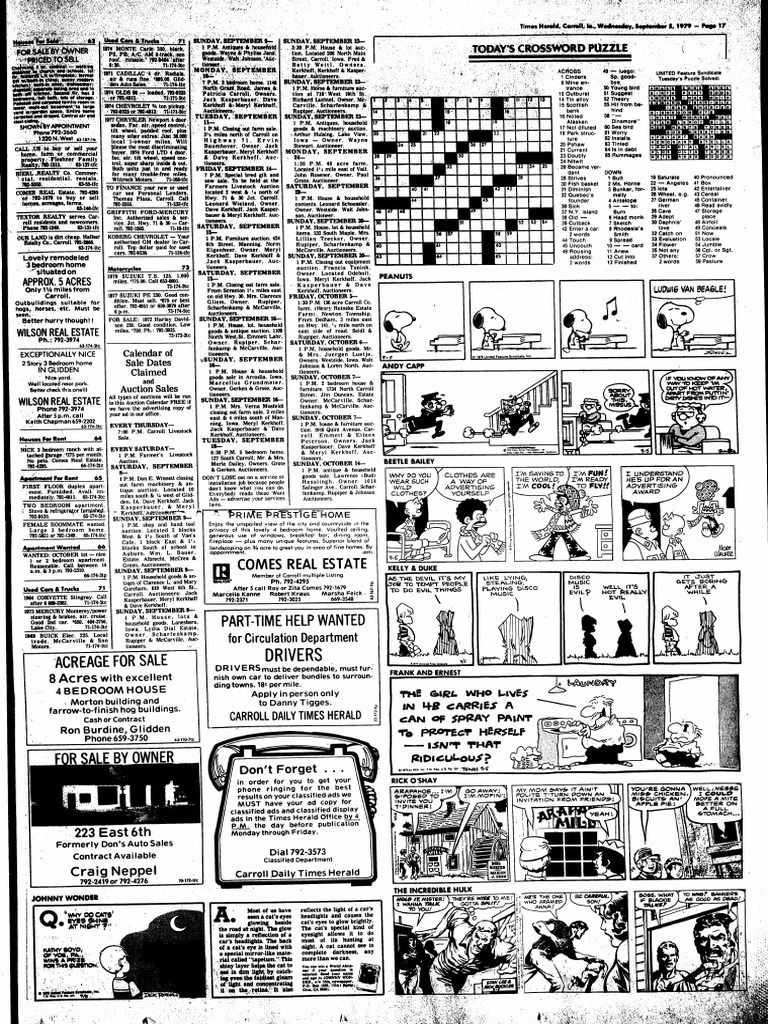 Newspaper Strip 19790905 | PDF | Road Transport | Transport