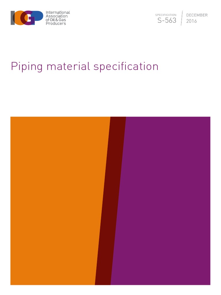 Piping Material Specification: December | PDF | Pipe (Fluid Conveyance ...