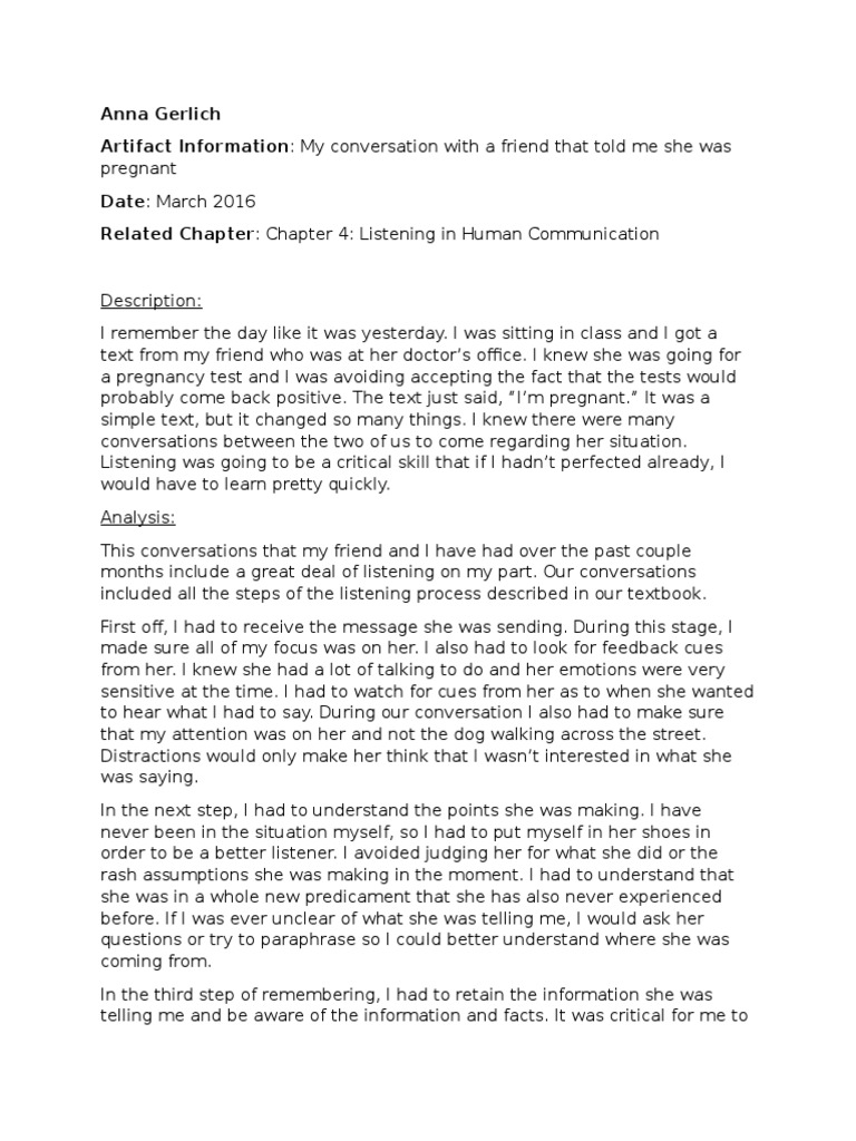 Application Portfolio Artifacts | PDF | Conversation | Emotions