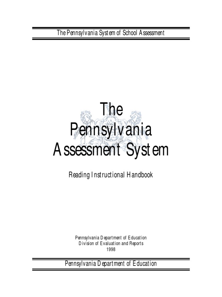 The Pennsylvannia Assessment System | PDF | Reading (Process) | Reading ...
