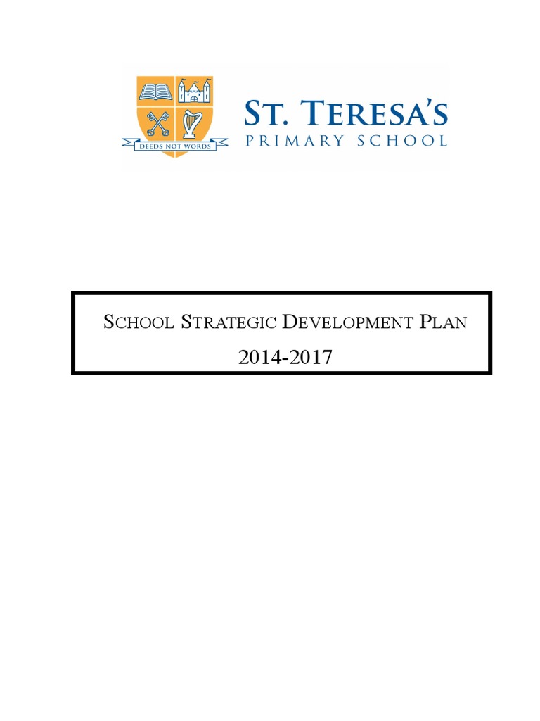 School Development Plan 2014 2017 | PDF | Educational Technology ...