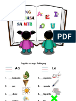 Mga Salitang Nagsisimula Sa Letrang MM, SS, Aa Posters | PDF