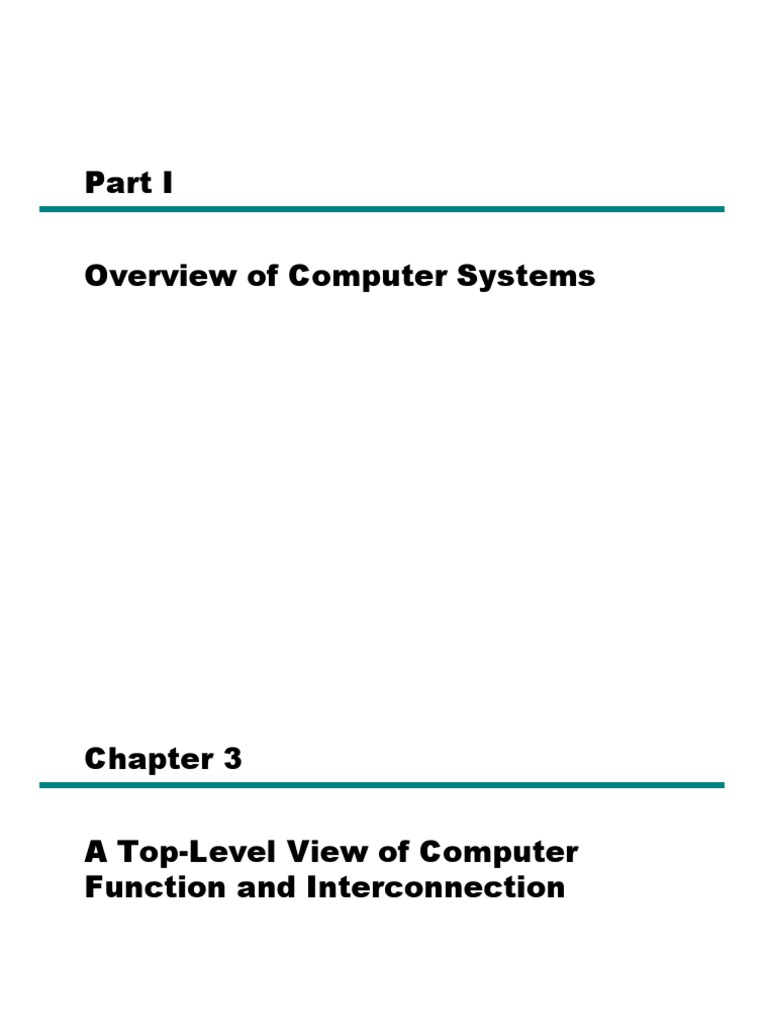 Ch3 PDF | PDF | Central Processing Unit | Input/Output