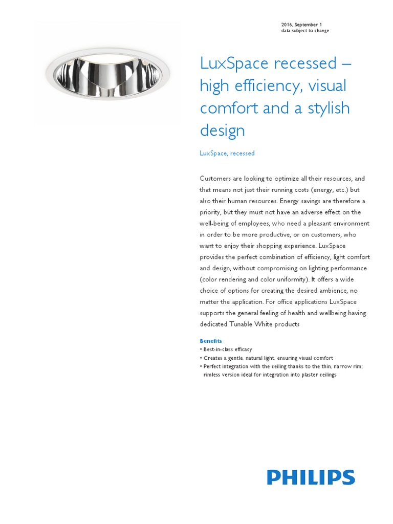 Luxspace LED For Hospitals | PDF | Mirror | Lighting