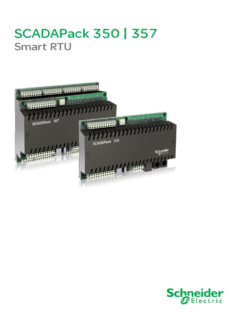 Scadapack 350 - 357: Smart Rtu | PDF | Microcontroller | Random Access ...