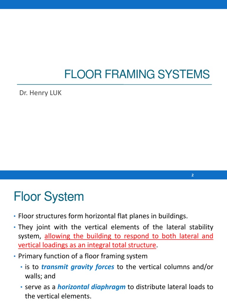 FLOOR FRAMING SYSTEMS EXPLAINED | PDF | Framing (Construction) | Beam ...