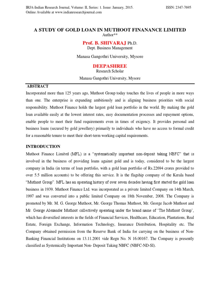 Mut Hoot | PDF | Non Bank Financial Institution | Loans