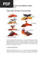 Tipe-Tipe Gunung Berapi di Indonesia | PDF