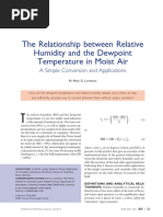 Stull's Wet-Bulb Temperature Formula | PDF | Relative Humidity | Humidity