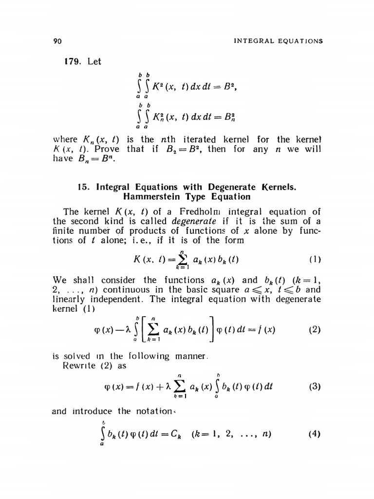 Integral Operator | PDF | Integral Equation | Teaching Mathematics