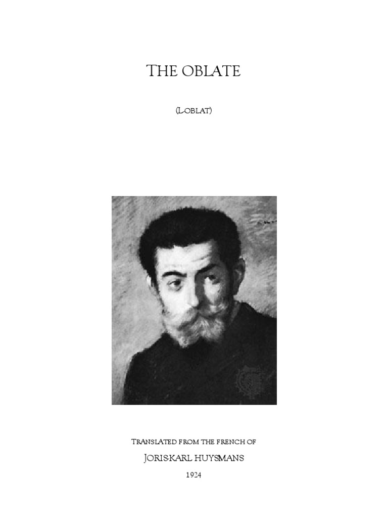 'L'Oblat' - The Oblate | PDF | Monk | Abbey
