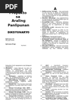Ang Poster Na Ginawa Ko Ay Tungkol Sa Implasyon | PDF