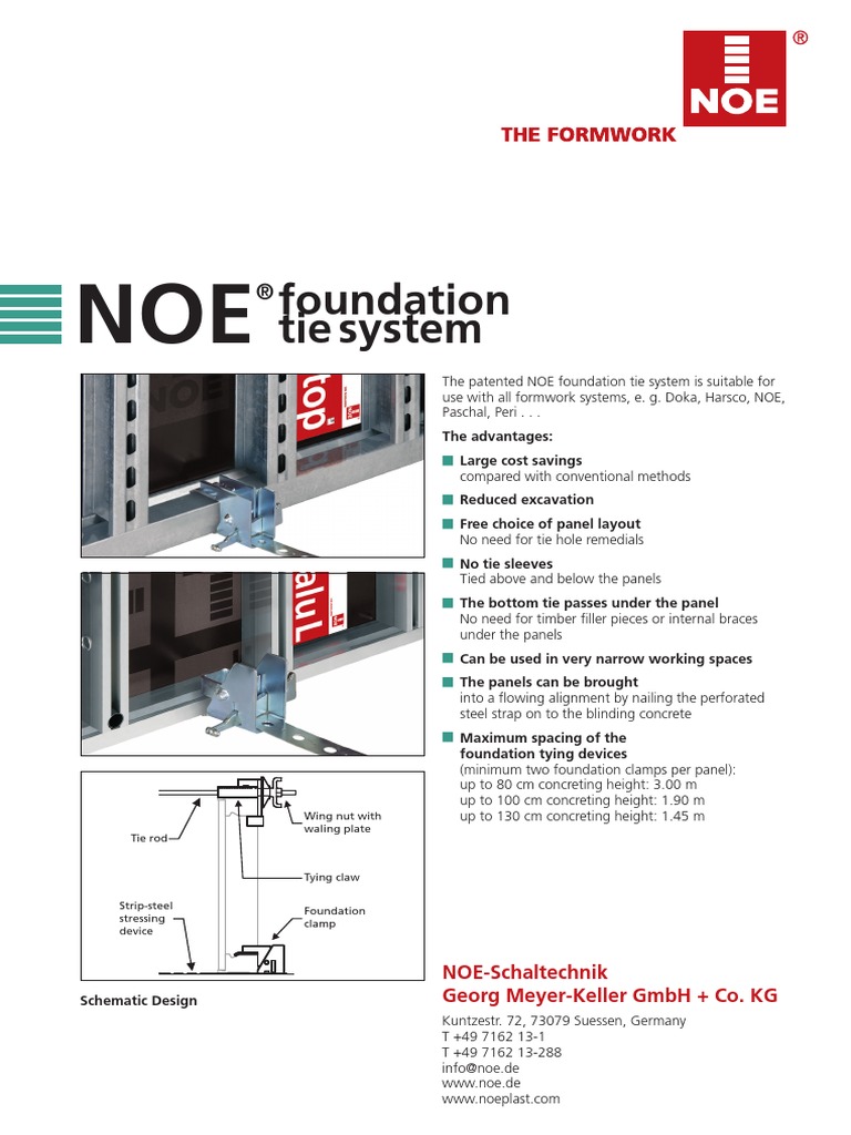 NOEtop Fundament-Verspannung en | PDF | Concrete | Economic Sectors