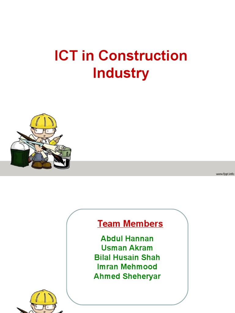 ICT in Construction Industry | PDF | Building Information Modeling ...