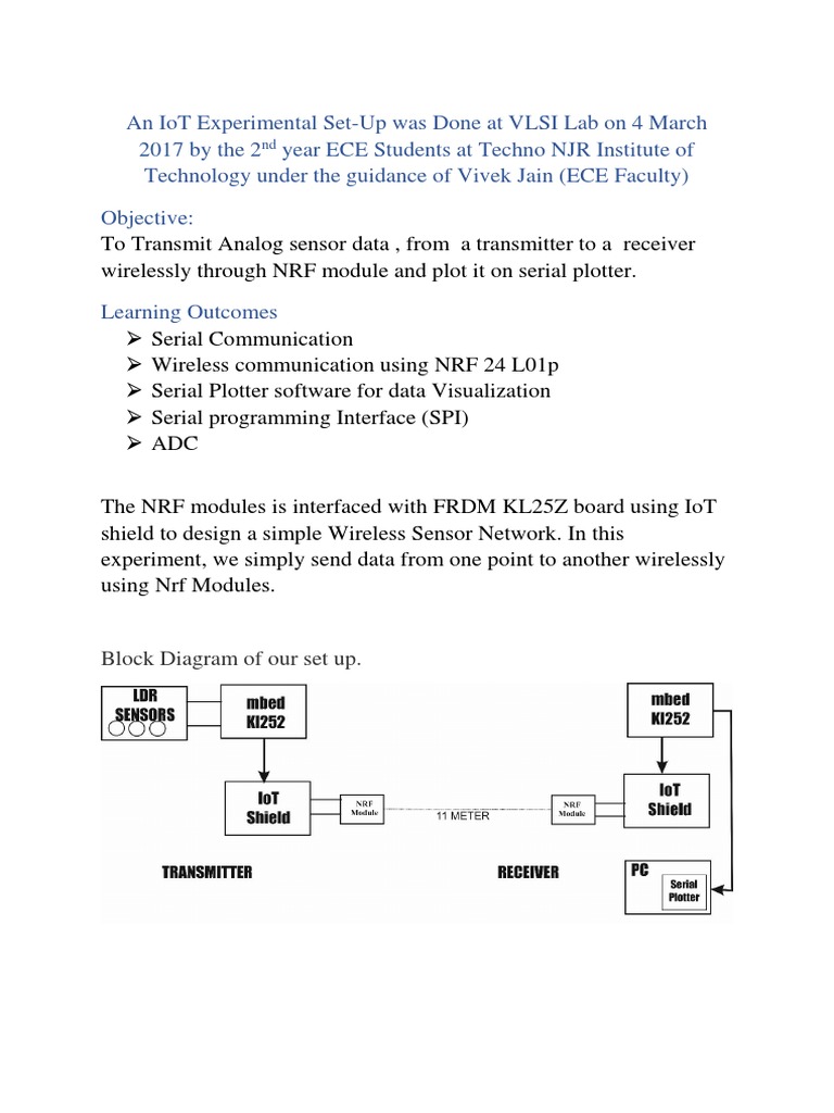 IoT NRF Module Report | PDF