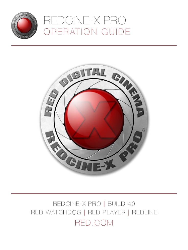 Redcine X Pro Ops Guide Build40 A | PDF | Icon (Computing) | System ...