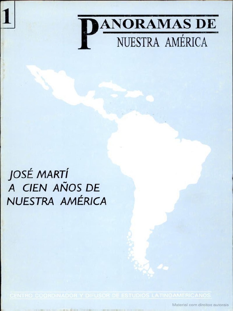 José Martí A Cien Años de Nuestra América | PDF