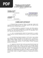 Complaint Affidavit Bp22 | PDF | Cheque | Social Institutions