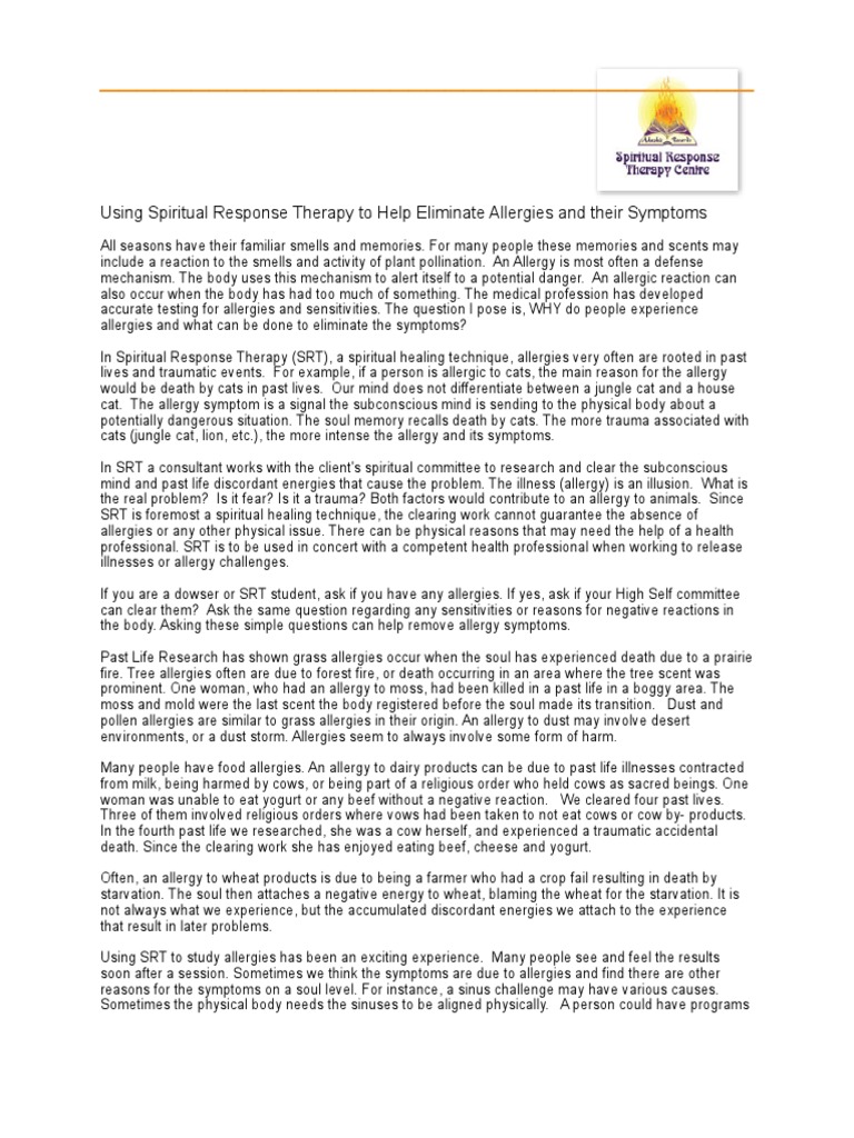 Freedom Path Allergies | PDF | Allergy | Food Allergy