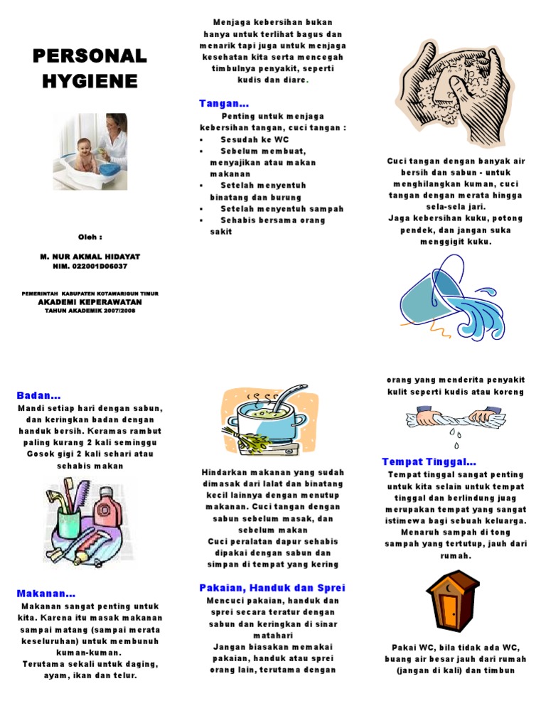 Leaflet Personal Hygiene | PDF