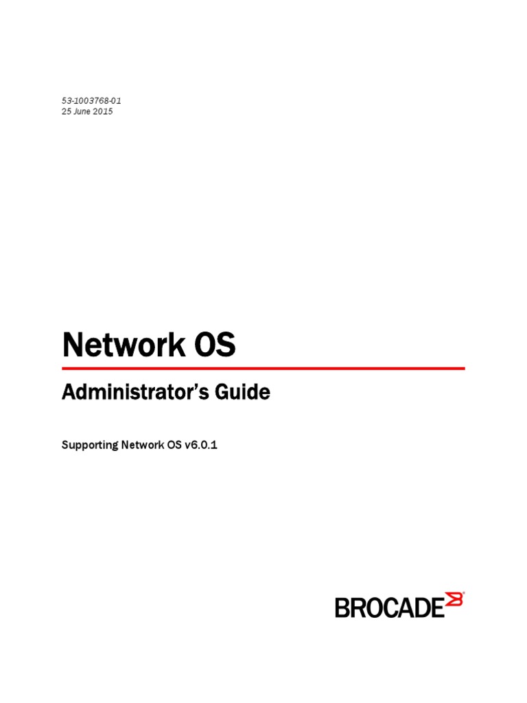 Brocade Network OS Administrator S Guide | PDF | Command Line Interface ...