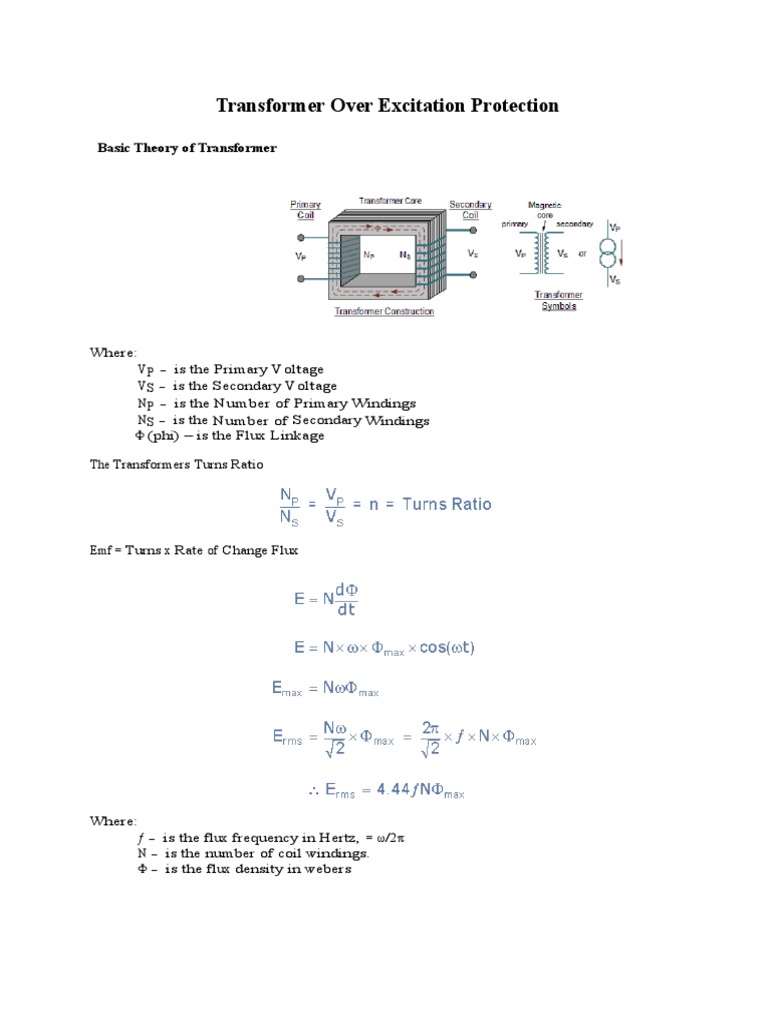 Transformer OverFlux | PDF | Transformer | Electrical Engineering