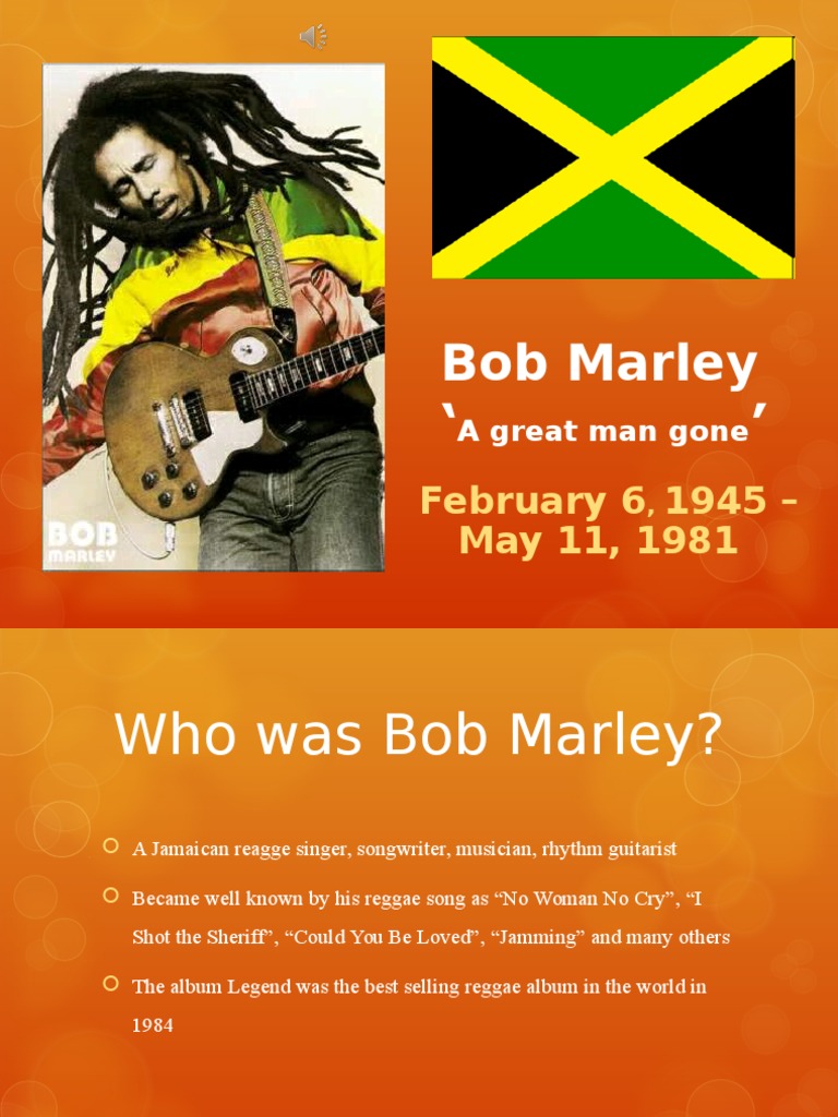 Bob Marley Presentation | Bob Marley | Reggae