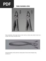 Jenis Tang Untuk Ekstraksi Gigi 041121 | PDF