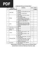 Form Penilaian Rumah Sehat | PDF