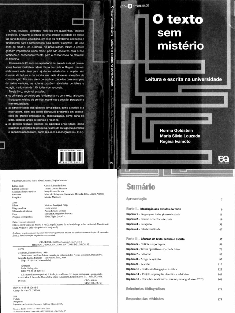 Cap. 4, Intertextualidade - O Texto Sem Mistério | PDF