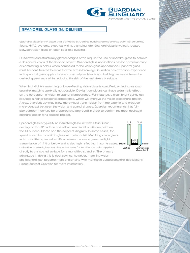 Spandrel | PDF | Vitreous Enamel | Glasses