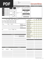 Godbound Character Sheets | PDF