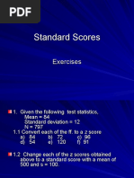 Conversion Chart T-Scores To Standard Scores PDF | PDF | Standard Score ...