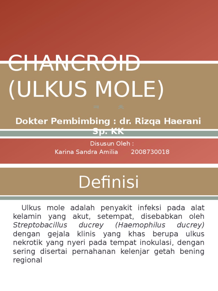 Chancroid (Ulkus Mole) | PDF