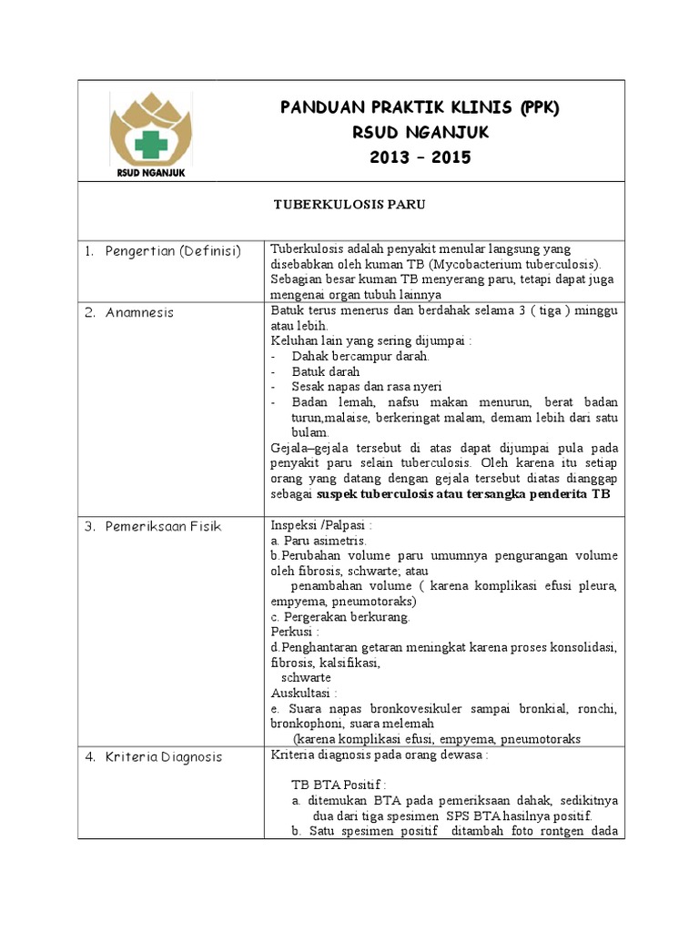 Tuberculosis Paru | PDF | Pengembangan Diri | Kesehatan Holistik