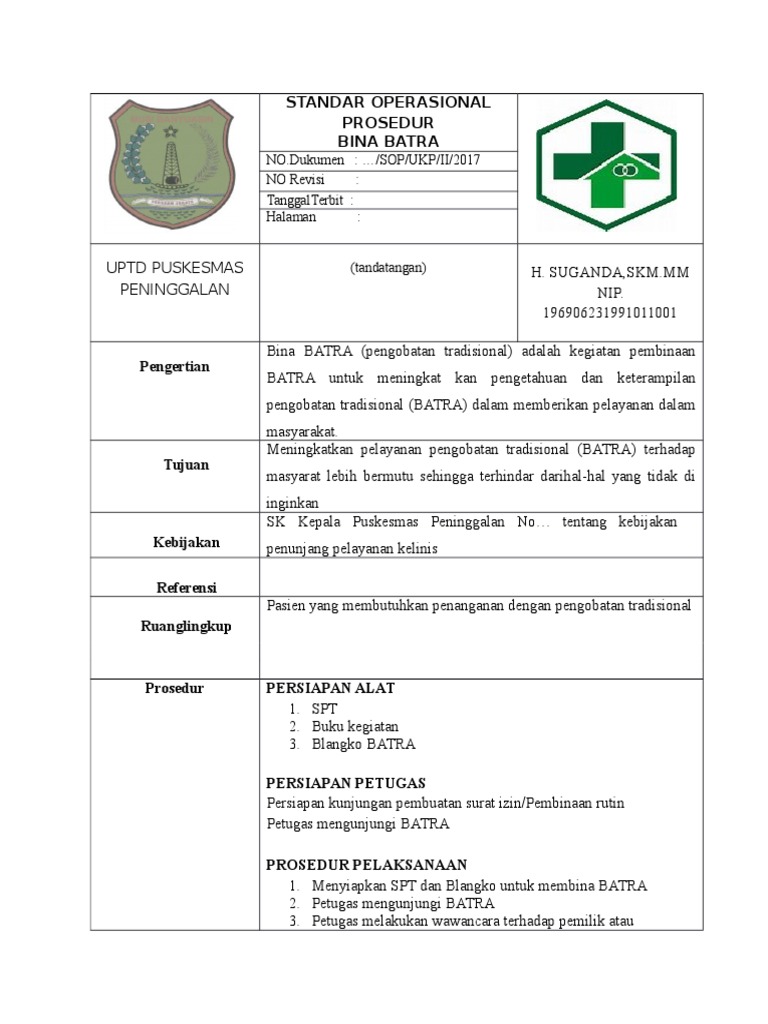 SOP Batra Baruuuuu | PDF