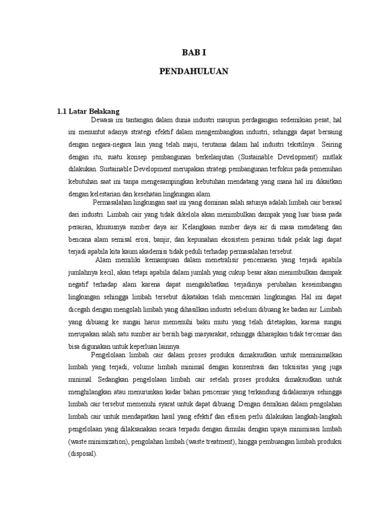 Pengelolaan Limbah Cair Melalui Pengaturan pH dan Netralisasi | PDF