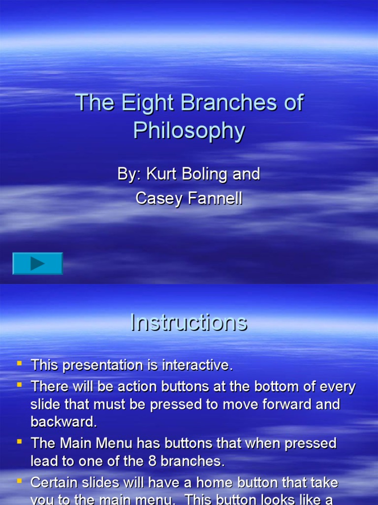 8 Branches of Philo | PDF | Metaphysics | Beauty