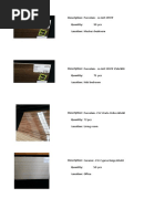 Tile Codes and Specifications List | PDF | Room | Tile