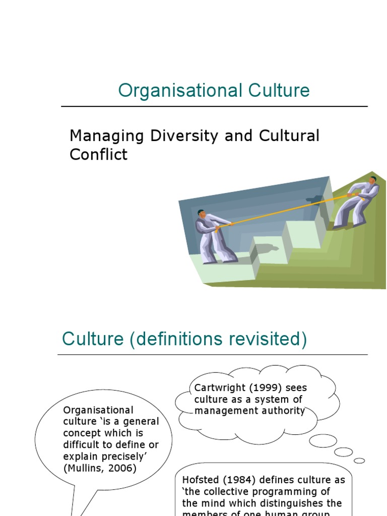 Cultural Conflict | Organizational Culture | Power (Social And Political)