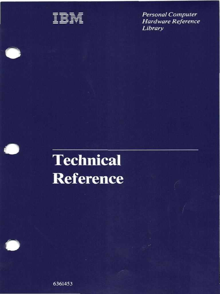 IBM 5150 Technical Reference 6322507 APR84 | PDF | Input/Output ...