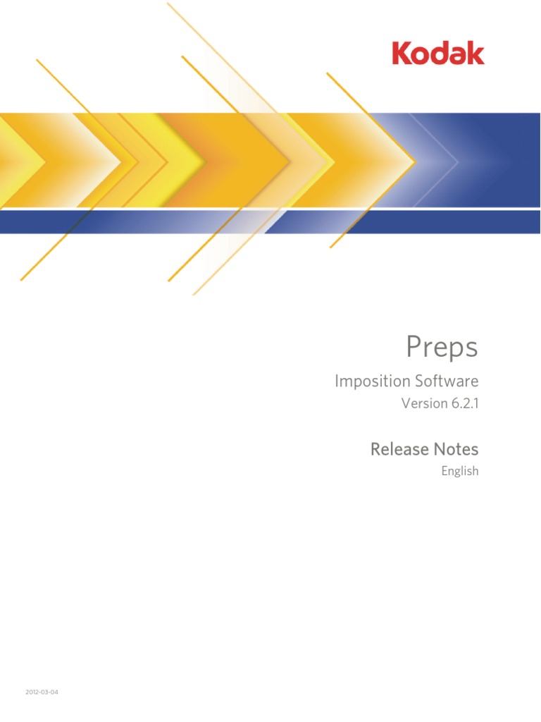 Kodak Preps 6 | PDF | Page Layout | Operating System