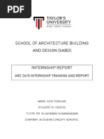Architectural Project Report Example PDF | PDF | Architect | General ...