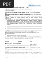 CEO Appointment under OHS Act 16.1 | PDF | Occupational Safety And ...