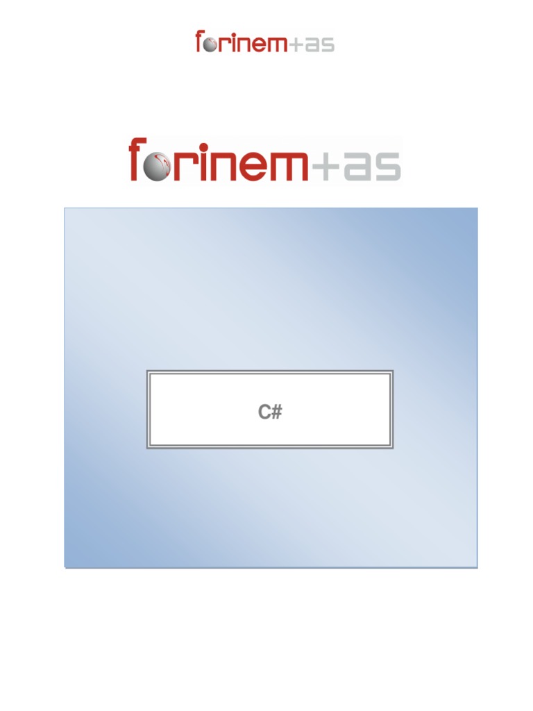 Csharp PDF | PDF | C Sharp (lenguaje de programación) | Estructura de ... Csharp PDF | PDF | C Sharp (lenguaje de programación) | Estructura de ...